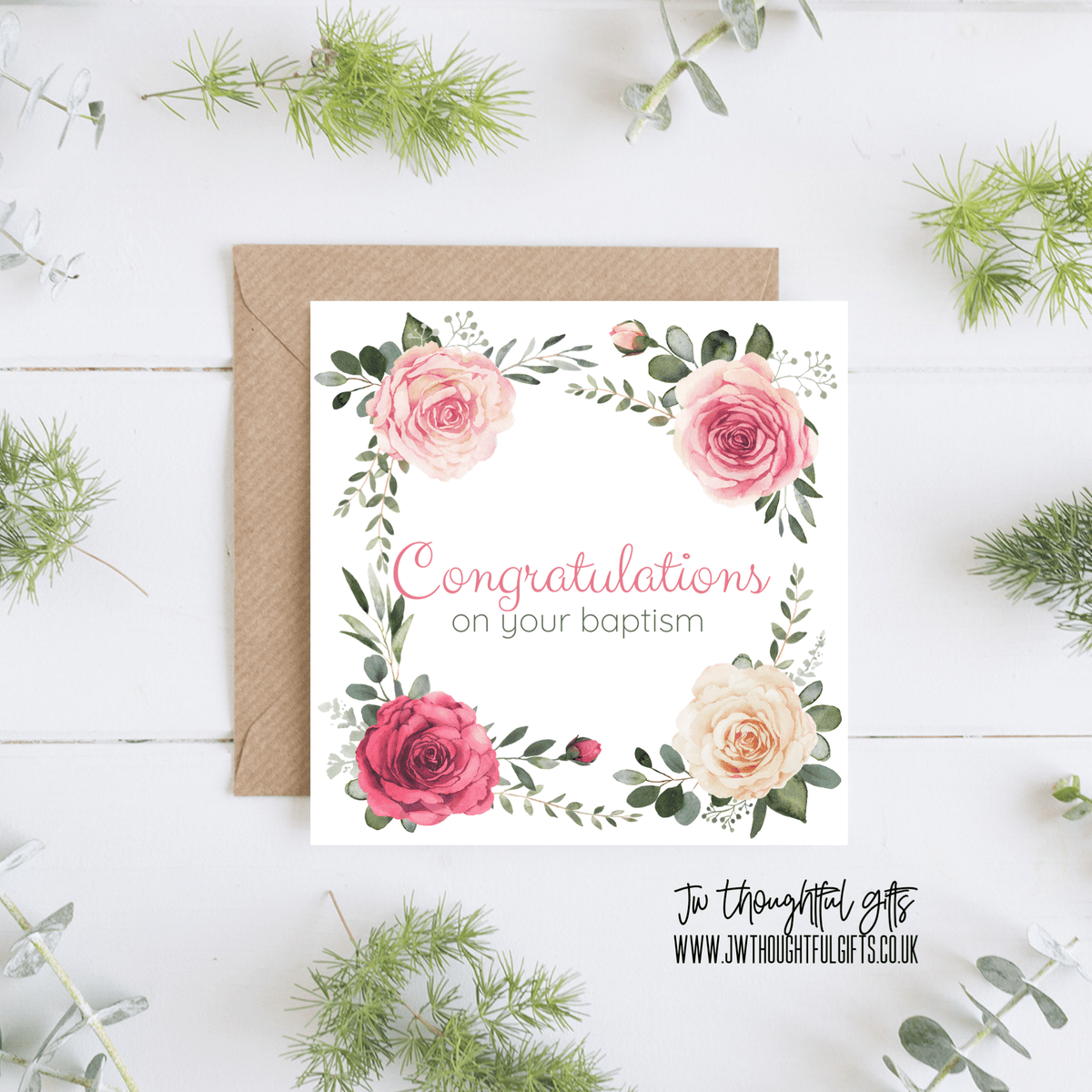 Congratulations on your Baptism, JW baptism card – JWThoughtfulGifts